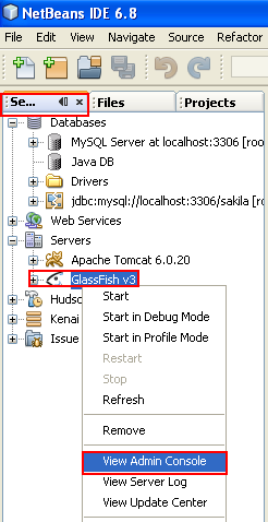 Changing the GlassFish admin password also can be done through Admin ...