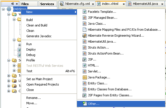 Adding new element into the Java web application
